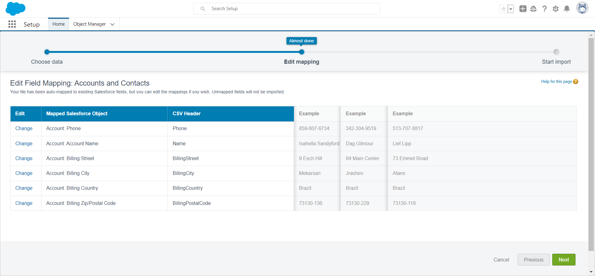 How to add geocoded zip codes to Salesforce